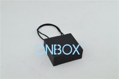 China Unique Speical Jewelry Gift Box Recycled Touch Paper Handbag Shape for sale