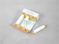 China Wooden Jewelry Display Stand with 3 Removable Ring Bolsters 100x137x40mm White for sale