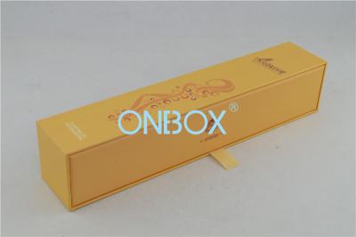 China Custom Printed Wine Packaging Box with Removable EVA Insert 70x70x375 mm for sale
