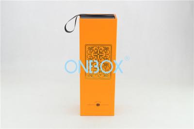 China Foldable Cardboard Alcohol Bottle Luxury Packaging Box 115x92x330mm Custom Logo for sale