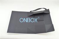 China White Luxury Wine Packaging Boxes Recyclable Carrying Handle Strip for sale