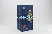 China Wine Bottles Luxury Packaging Boxes Recycled Velvet Loose Insert for sale