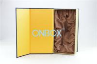 China Wine Bottles Luxury Packaging Boxes Recycled Velvet Loose Insert for sale