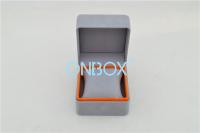 China Grey Suede Luxury Packaging Boxes Elegant with Long Hair Velvet for sale