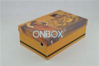 China Custom Printed Corrugated Boxes Biodegradable for Shoes 315x205x110mm for sale