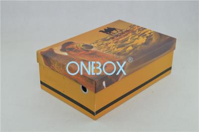 China Custom Printed Corrugated Boxes Biodegradable for Shoes 315x205x110mm for sale