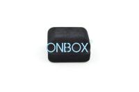 China Personalized Metal Single Finger Ring Box 60x50x35mm Black Velvet for sale
