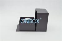 China Personalised Black Watch Packaging Box For Men 110 x 130 x 75 mm for sale