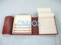 China Foldable Jewelry Display Stands Carrying Case With Carry Handle for sale