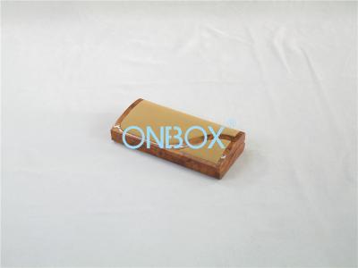 China Luxury Coffee Plastic Hairdressing Scissors Case 190x88x38mm Custom Logo for sale
