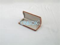 China Luxury Coffee Plastic Hairdressing Scissors Case 190x88x38mm Custom Logo for sale
