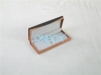 China Plastic Core Pen Packaging Box / Cardboard Pen Boxes Velvet Lining for sale