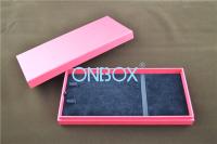 China Solid Luxury Jewellery Packaging Boxes Removable Insert Pads For Necklace for sale