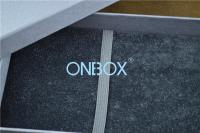 China Lid Off Packer Design Solid Cardboard Box With 2 Alternative Insert Pads For Big Necklace And Mirror for sale