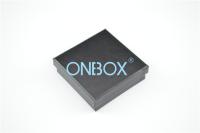 China Custom Printed 2 PC Packer Luxury Packaging Box with Flocking Thermal Form Insert 70x70x23mm for sale