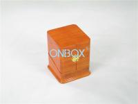 China Orange Elegant Perfume Bottle Boxes Custom Prainted with Open Doors for sale