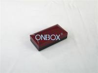 China Retro Luxury Painted Wooden Pen Box High Gloss Matt Finish 190x98x58mm for sale