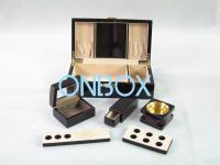 China Painted Wooden Box 290x160x100mm for Aromatherapy Burner Set Perfume Gift Packaging for sale