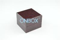 China Window Display Jewellery Gift Boxes Grey Suede Inner For Big Single Finger Ring for sale
