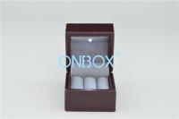 China 60x60x58mm Small LED Display Jewelry Gift Box for Finger Ring Collection Customizable for sale