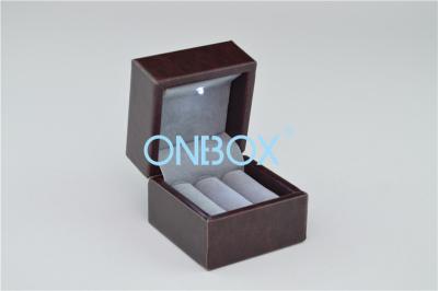 China 60x60x58mm Small LED Display Jewelry Gift Box for Finger Ring Collection Customizable for sale
