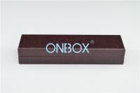 China Custom Leather Bracelet Jewelry Box with 2 LED Lights 240x65x42mm for sale