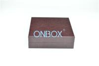 China Custom Luxury Leather Jewelry Box with LED Lights for Long Necklace Display 100x100x62mm for sale
