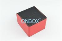 China Black / Red Leather Single Watch Presentation Box With Luxury Removable Pillow for sale