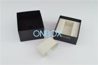 China C Ring Black Paper Luxury Watch Packaging Customized Logo / Mens Watch Boxes for sale