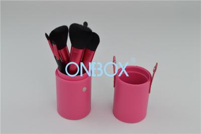 China Tube Shaped Luxury Packaging Boxes Lady Cosmetic Case For Makeup Brush Set for sale