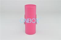 China Tube Shaped Luxury Packaging Boxes Lady Cosmetic Case For Makeup Brush Set for sale
