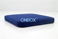 China Custom Velvet Jewelry Box Set for Necklace Earrings Ring 185x185x25mm Blue for sale