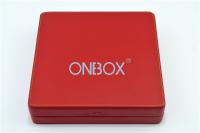 China Gift Packaging Red PU Custom Luxury Boxes With Satin Strip for sale