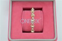 China Pink Velvet Jewelry Box for Bracelet Watch Custom Logo 120x120x95mm for sale