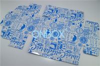 China Cardboard / Corrugated Blue Packaging Paper Box For Gift CMYK Printing for sale