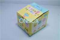 China Custom Cardboard Box Packaging CMKY Color Printing for Baby Toys 82x74mm for sale