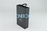 China Electronic Products / Magnet Closure Printed Gift Boxes Leatherette Paper With Handle for sale