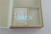 China Book Shape Baby Tooth Luxury Packaging Boxes / Storge Box Leather For Children for sale