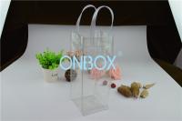 China Clear Transparent PVC Packaging Bags 105x105x265mm Custom Printing Logo for Travel for sale