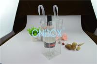 China Clear Transparent PVC Packaging Bags 105x105x265mm Custom Printing Logo for Travel for sale