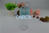 China Transparent PVC Tube Bag 70x165mm with Handle for Gifts Cosmetics Daily Supplies for sale