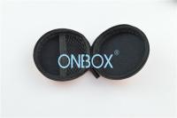 China Colored EVA Small Zipper Bags / Box Round Shape With Elastic Net Pocket Insert for sale