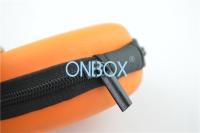 China Colored EVA Small Zipper Bags / Box Round Shape With Elastic Net Pocket Insert for sale