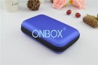 China Custom Blue EVA Zipper Case 175x105x40mm for iPad Mini Headphone Gift Box for sale
