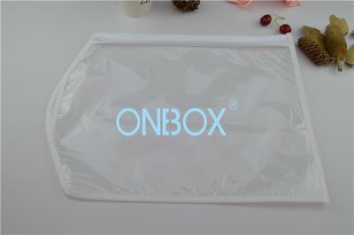 China Clear PVC Plastic Garment Bag with Zipper 330x430mm for Suit Cover Laundry Bag for sale