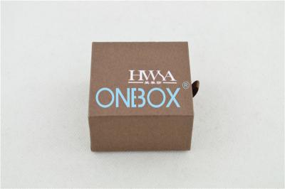 China Removable Drawer Art Paper Jewelry Box 60x60x30mm for Pendant Ring Necklace for sale