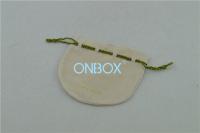 China Semicircular Velvet Drawstring Pouch Gift Bag 100x90mm for Jewelry Earring Ring for sale
