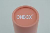 China Lady Make Up Stuff / Gift Embossed Printing Paper Packaging Box Round Tube Shape for sale
