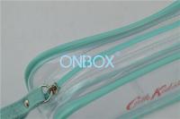 China Custom Transparent PVC Zipper Bag 170x50x70mm for Cosmetic Shampoo Makeup Packaging for sale