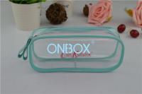 China Custom Transparent PVC Zipper Bag 170x50x70mm for Cosmetic Shampoo Makeup Packaging for sale